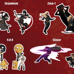 Guilty Gear Strive FULL ROSTER Stickers - Etsy