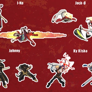 Guilty Gear Strive FULL ROSTER Stickers - Etsy