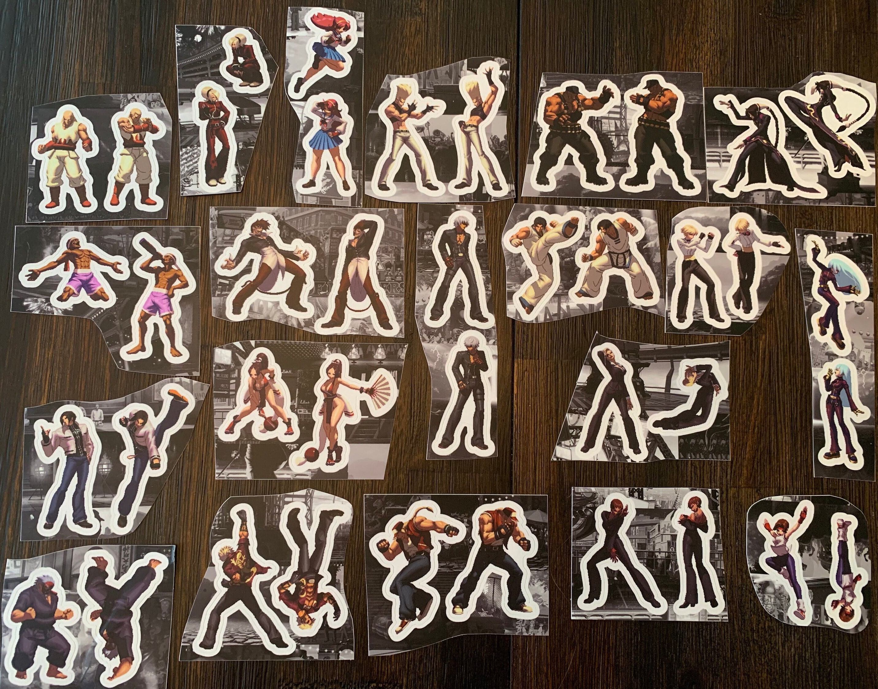 Kof XIII Double Stickers Pegatinas Dobles De Kof XIII - Etsy