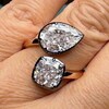 Georgian Victorian Style Engagement Ring With East West Set Antique ...