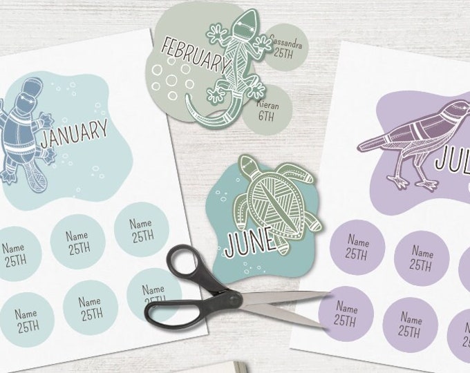 Indigenous Birthday Classroom Decor Editable Templates Digital ...