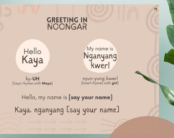 Noongar Counting Numbers Poster Education Resource | Digital Download ...
