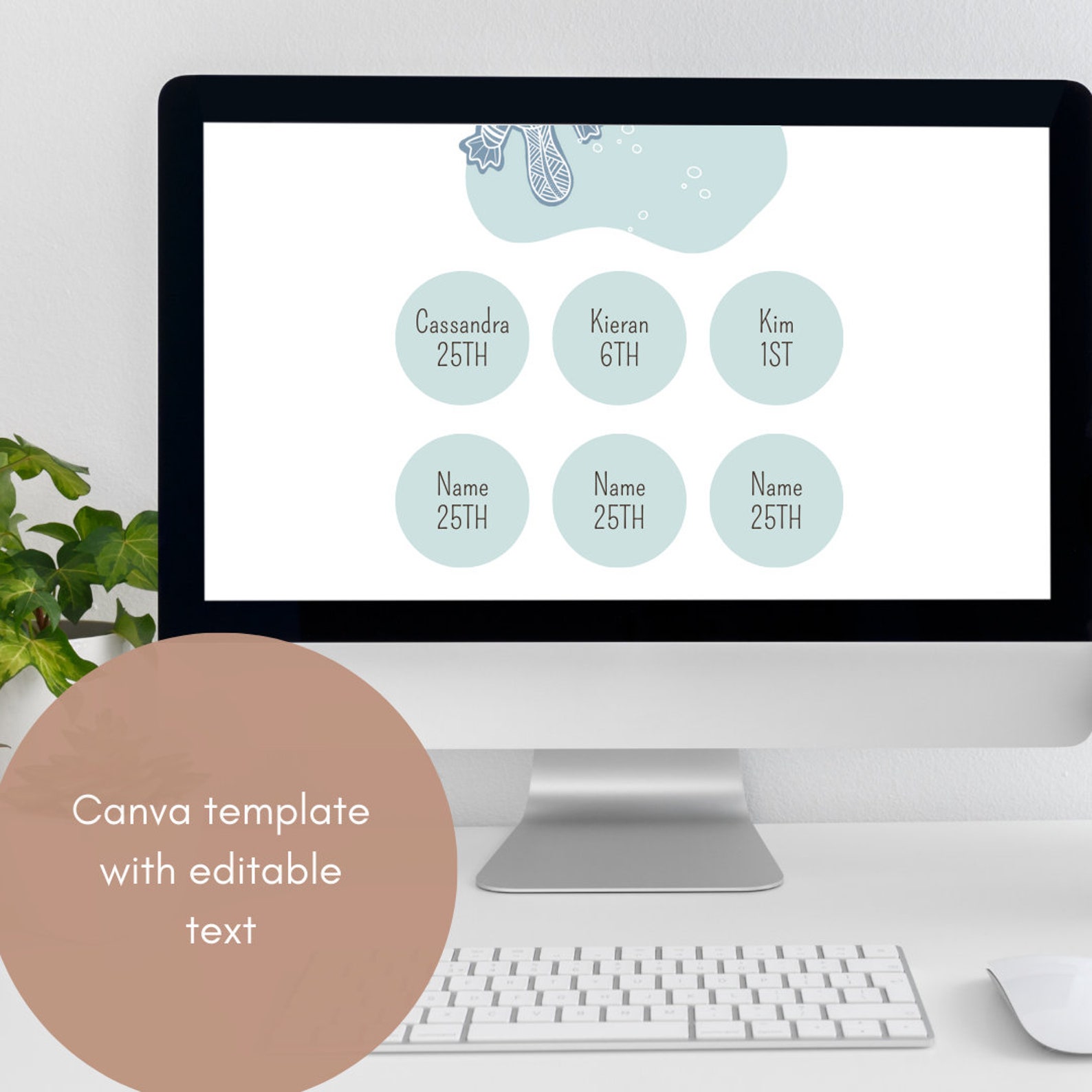 Indigenous Birthday Classroom Decor | Editable Templates | Digital ...