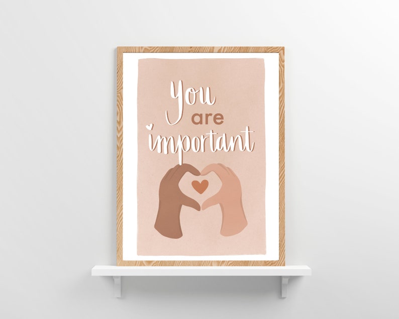 Inclusive Posters Set of Four, Digital Downloads, Classroom Educational ...