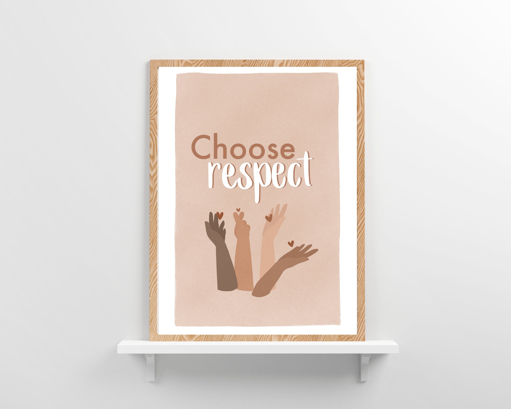 Inclusive Posters Set of Four, Digital Downloads, Classroom Educational ...