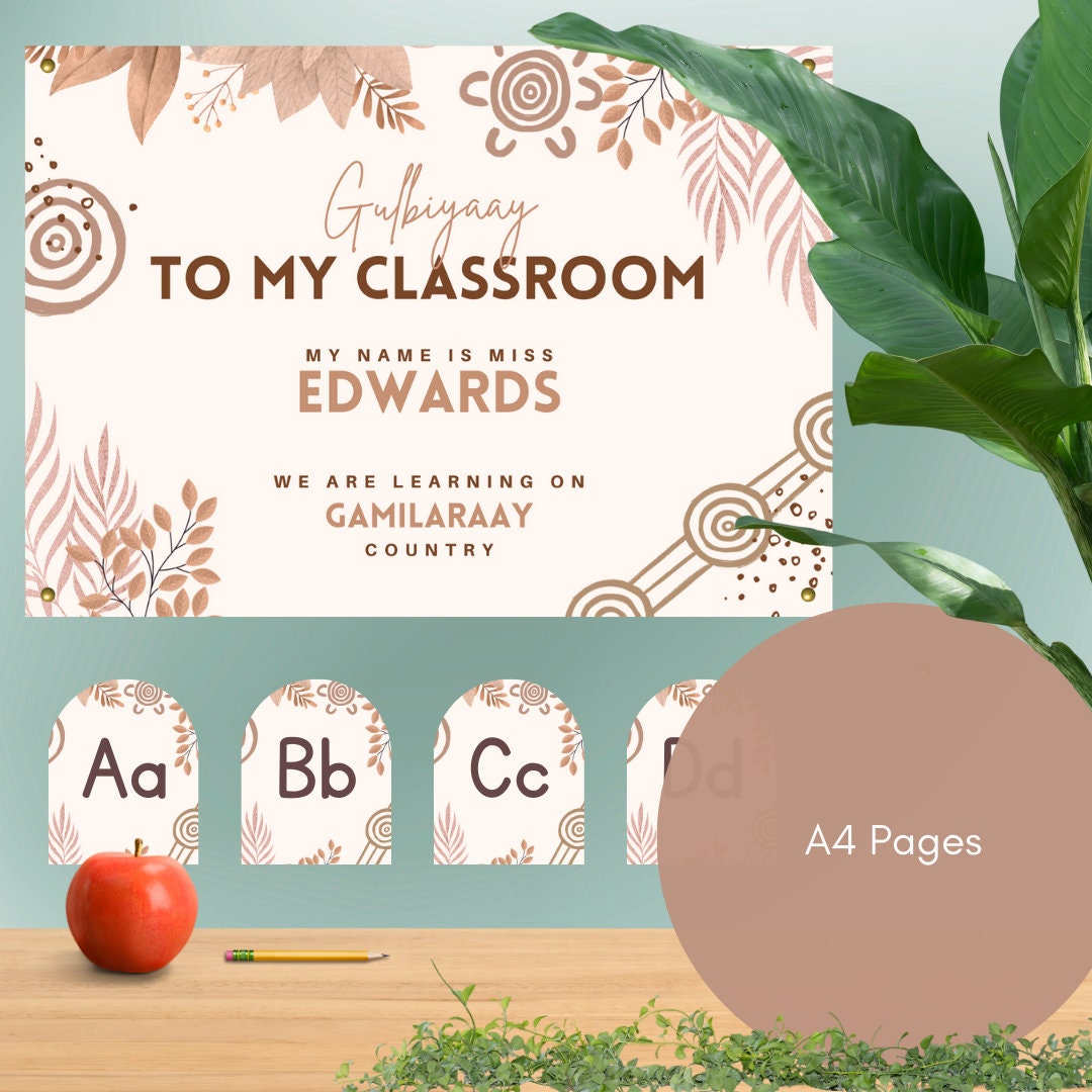 Indigenous Decor Bundle Classroom | Editable Templates | Digital ...