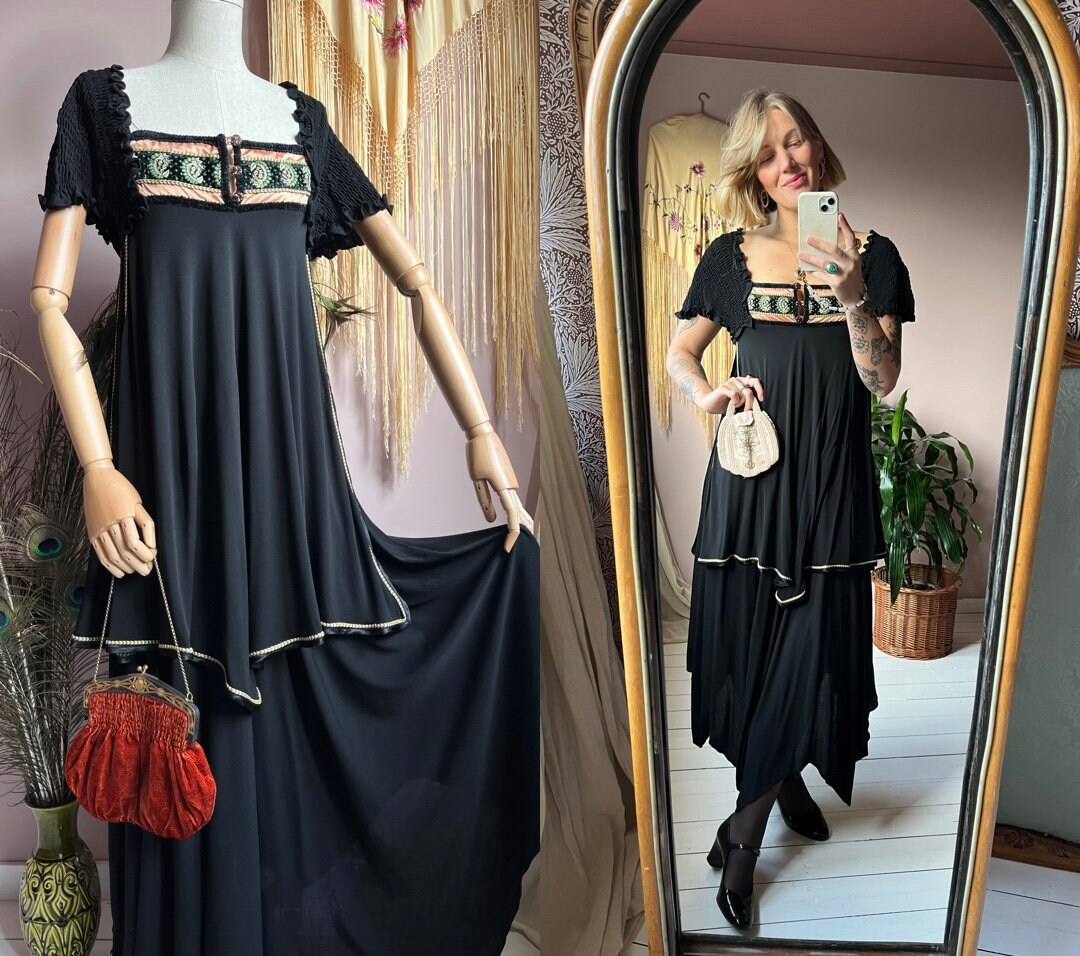 Size M Vintage 1970s PUCK & HANS Dutch Designer Bohemian - Etsy