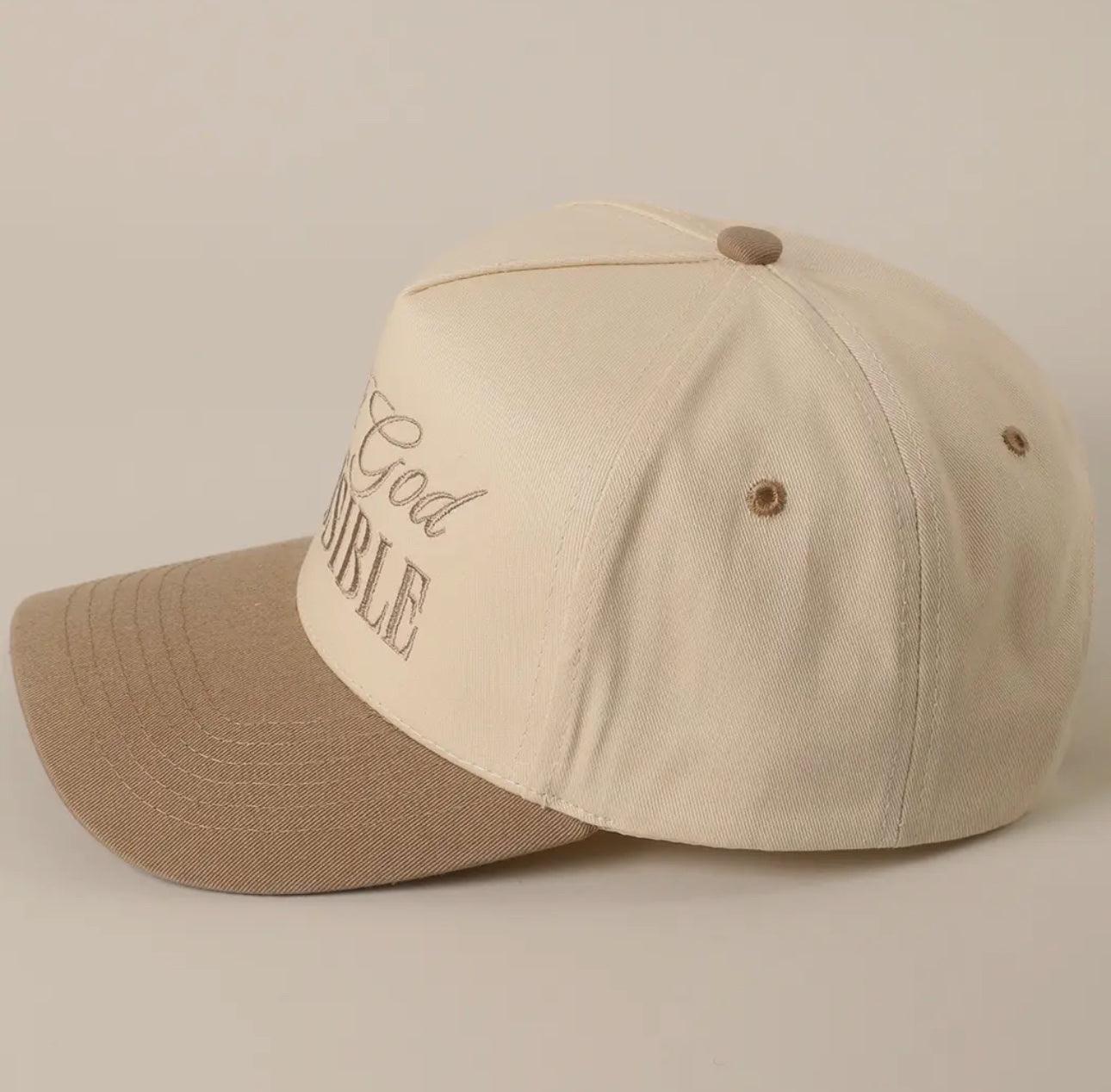 With God Embroidered Hat - Etsy