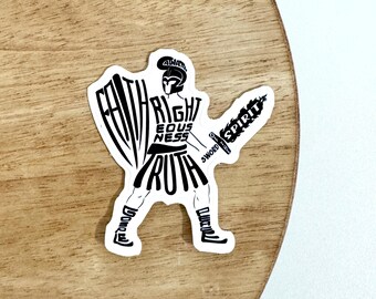 Armor of God Premium Round Vinyl Stickers, Indooroutdoor - Etsy