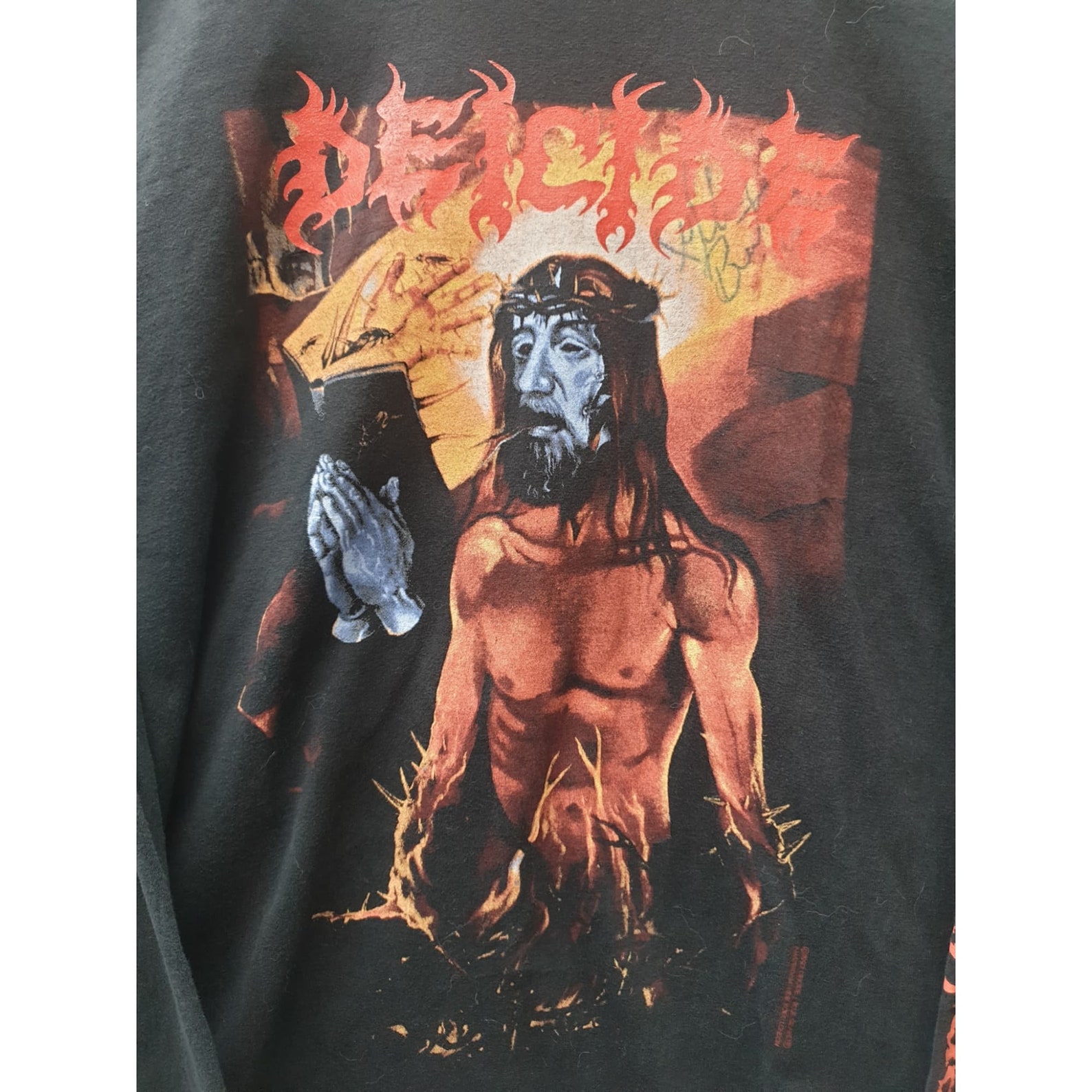 DEICIDE 1997 Serpents of the Light Sign Glen Benton Mega - Etsy