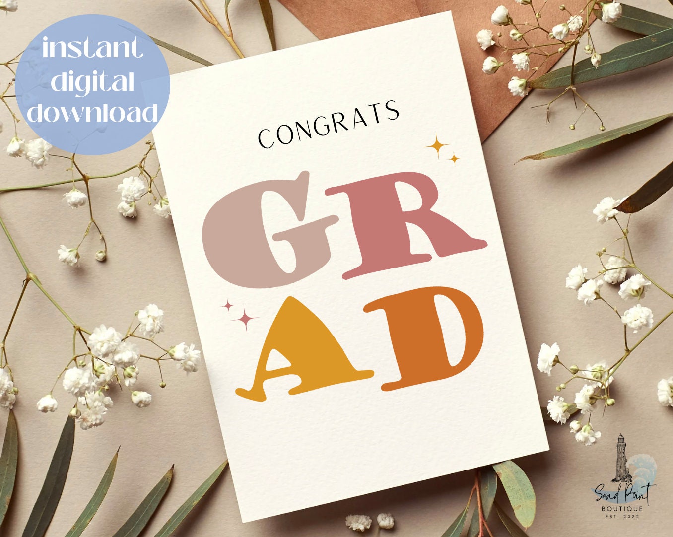 Congrats Grad Card 2024 Graduation Card 2024 College Graduation Card ...