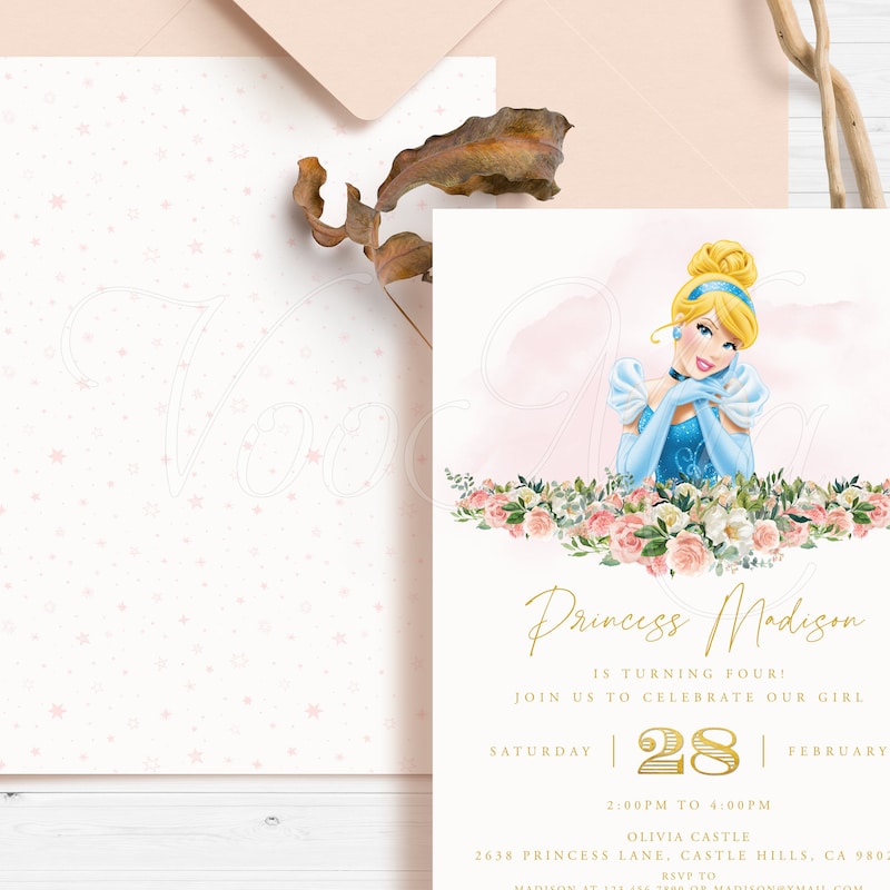Cinderella Invitation - Etsy
