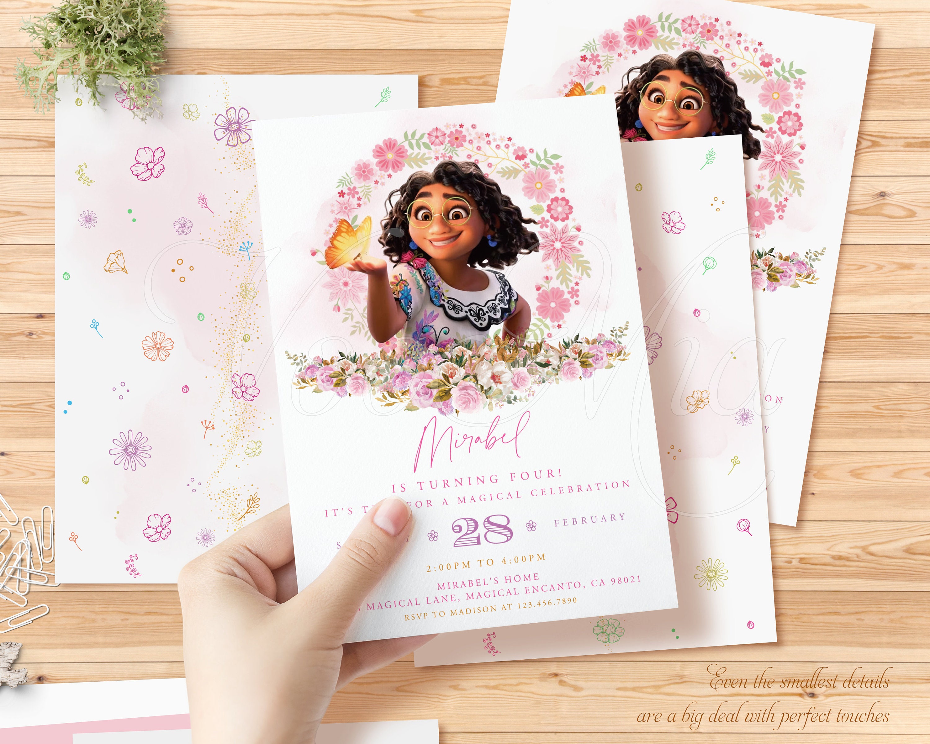 Mirabel Invitation Encanto Birthday Invitation Editable - Etsy