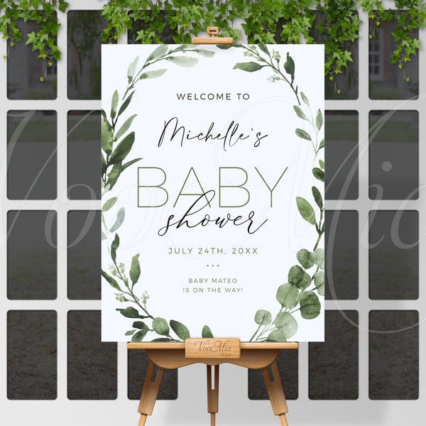 Greenery Baby Shower - Etsy