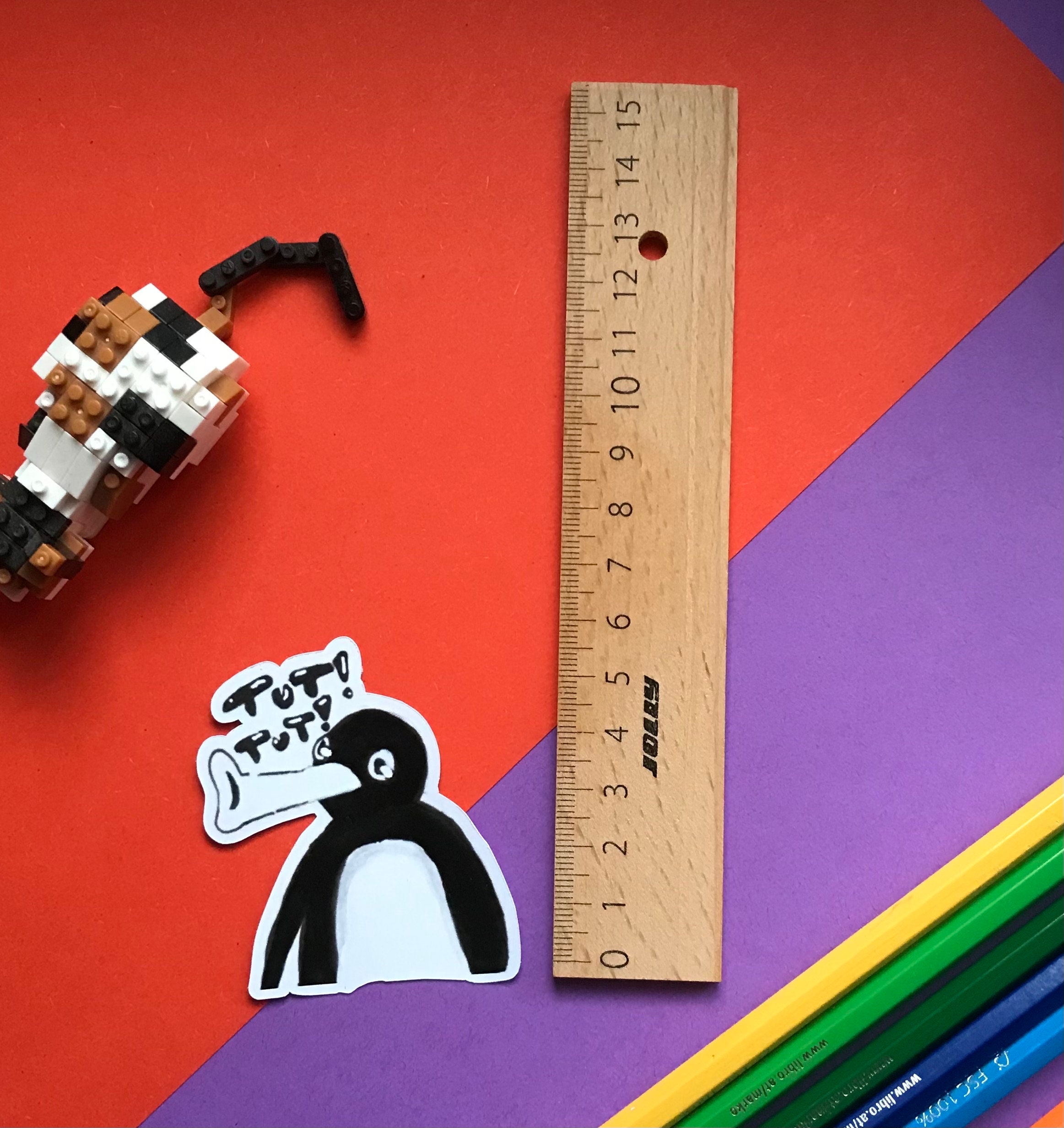 Pingu Sticker / Meme Sticker / Penguin Meme / Adorable Sticker , Kawaii ...