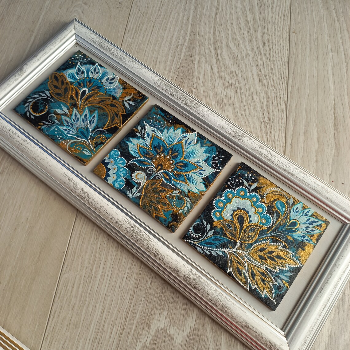 Wall Hanging Decor Hand-painted Tiles Wall Art Tile Wall - Etsy