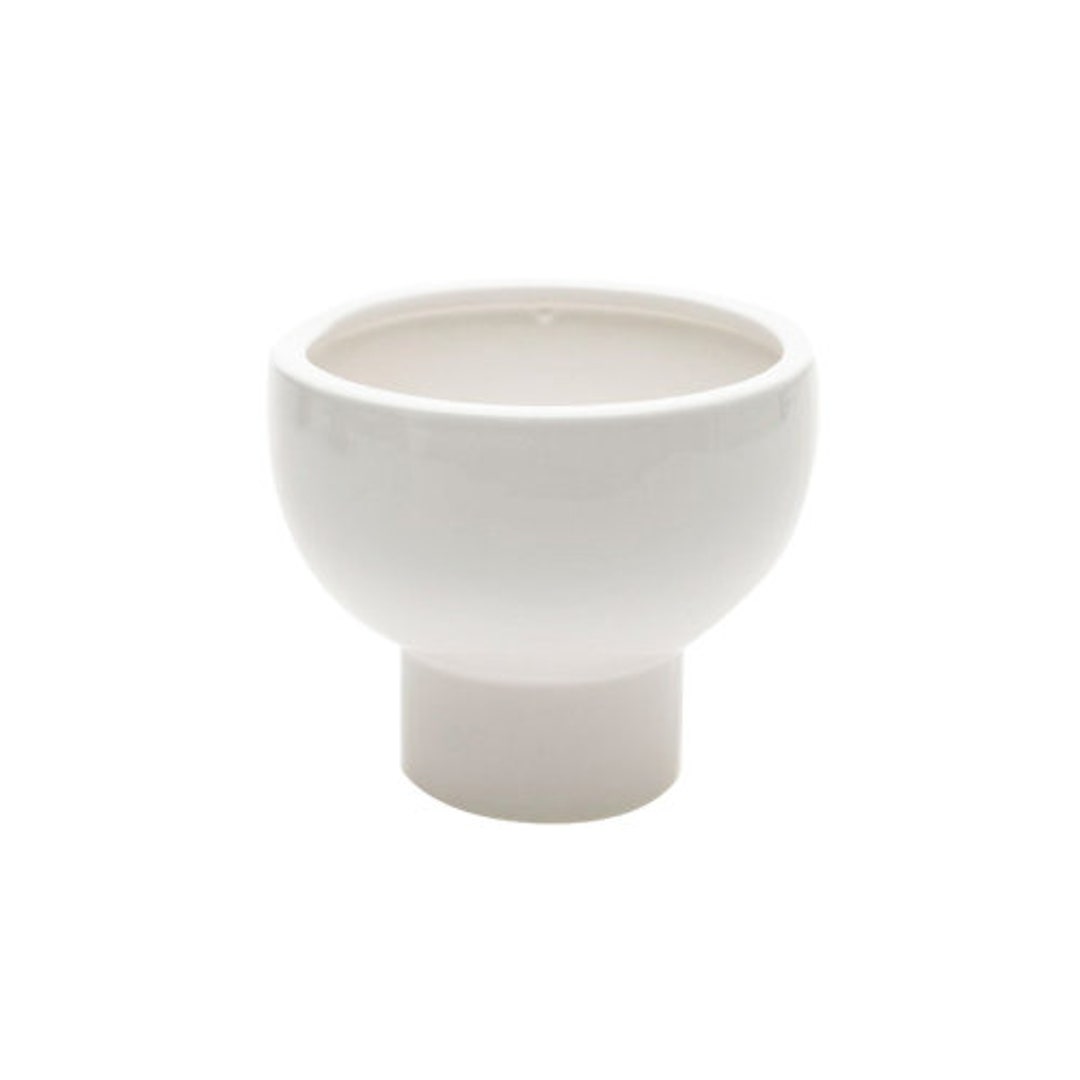 Ceramic White Compote Centrepiece Bowl - Etsy