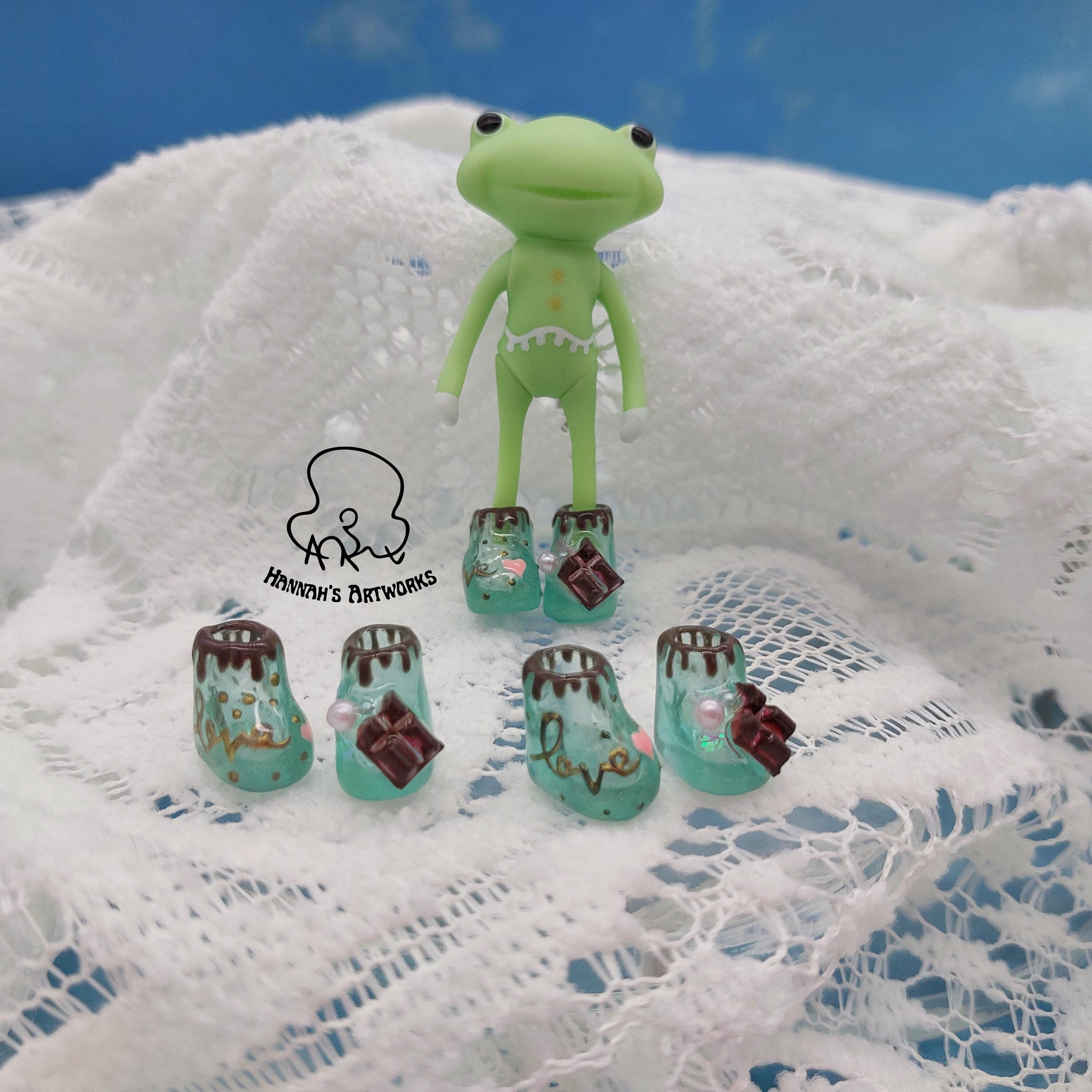 Candy Boots for Fortune Wanda Friend Shoes for Wonder Frog Mini Frog UV ...
