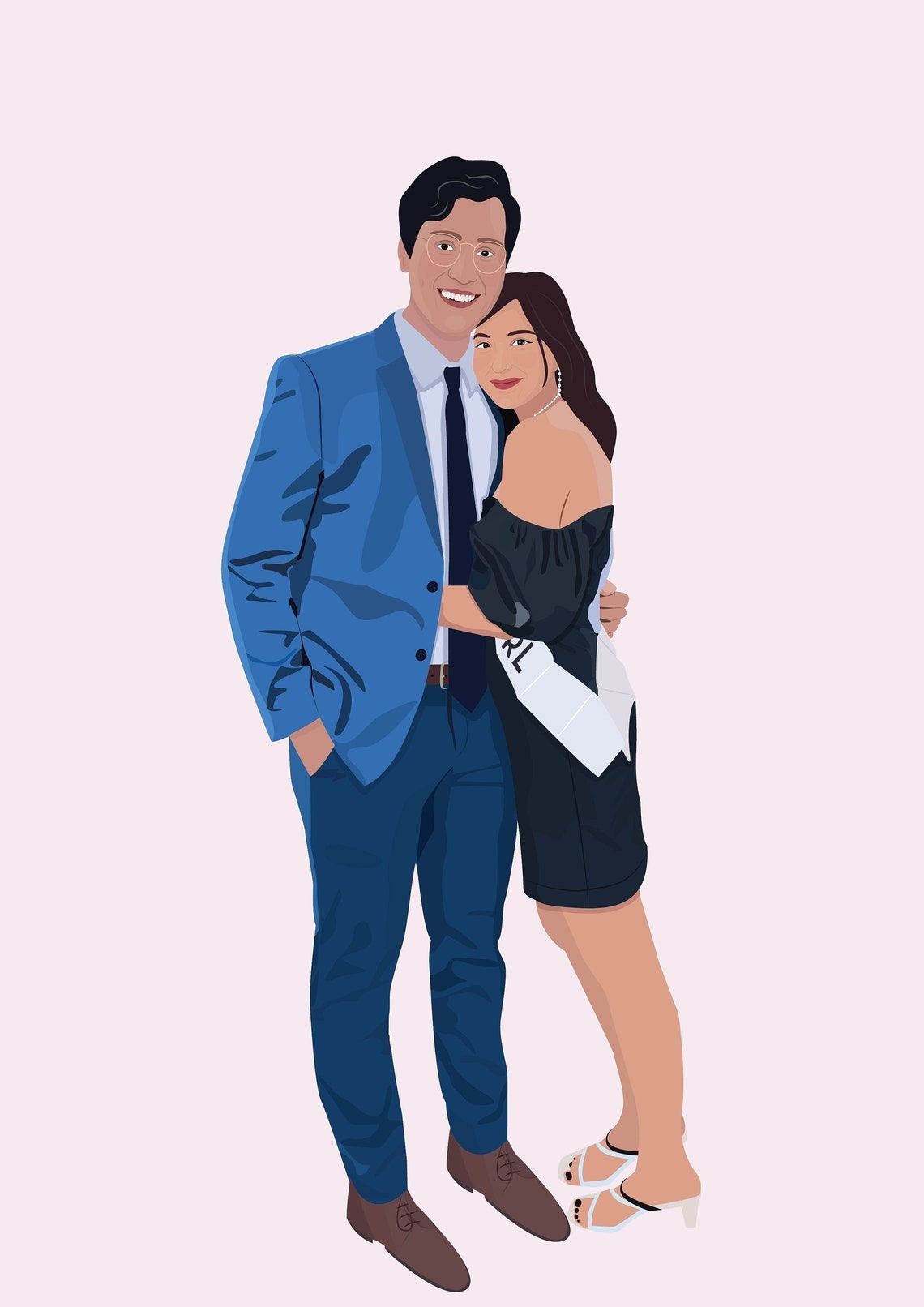 Custom Digital Illustration Detailed Illustration Made From - Etsy