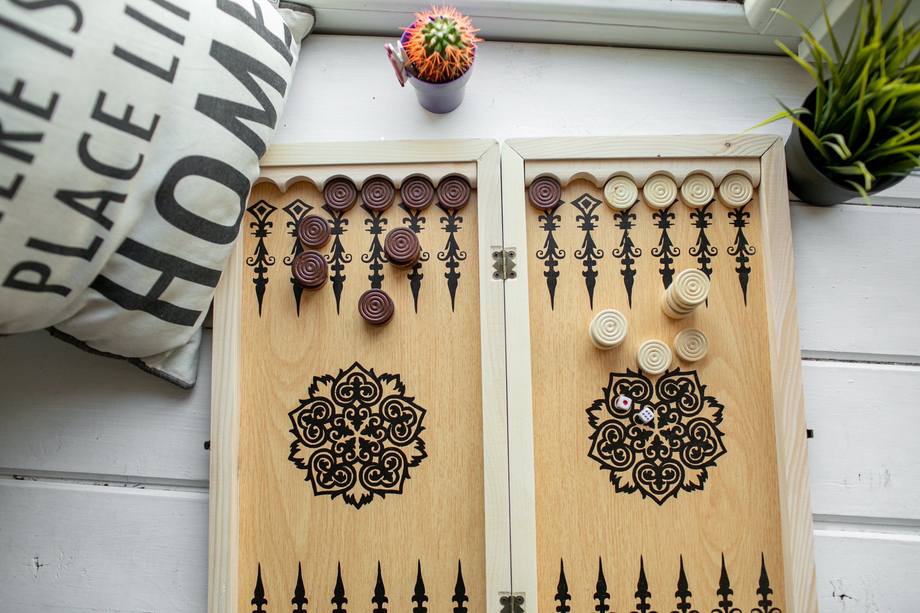 Wood backgammon. Vintage board game.Backgammon wooden game | Etsy