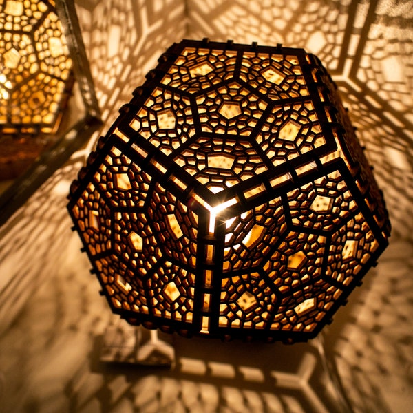 Hexagon Table Lamp - Etsy