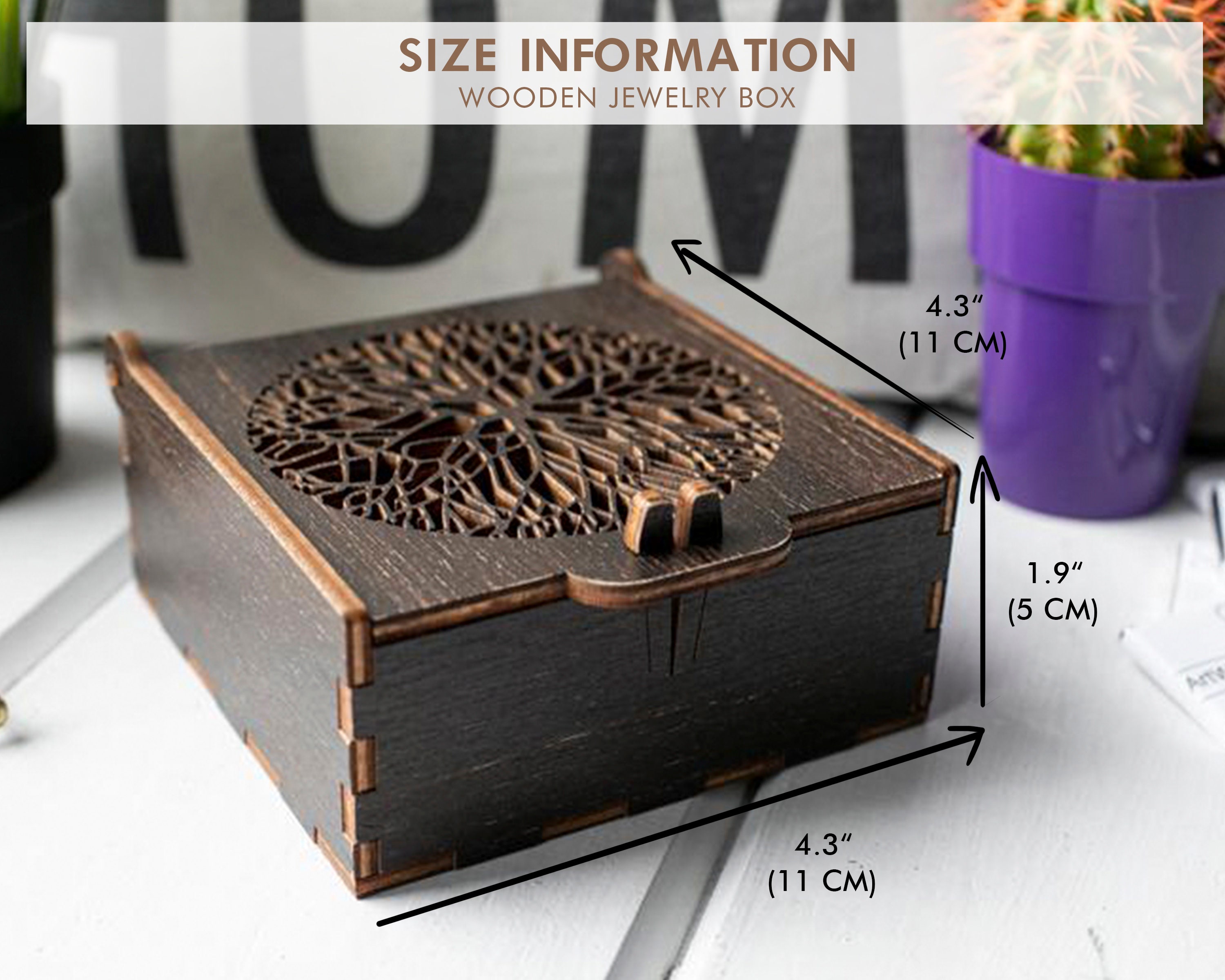 Box for Playing Cards Wooden Storage Box Box for Keeping | Etsy