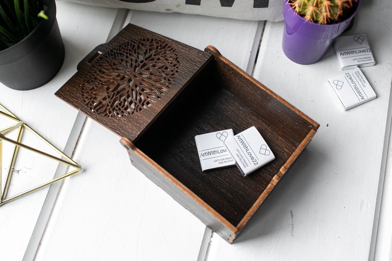 Box for Playing Cards Wooden Storage Box Box for Keeping - Etsy