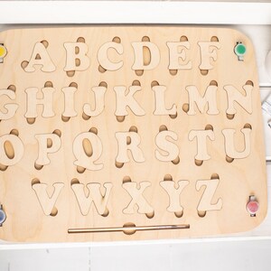 Wooden Alphabet Puzzle Letter ABC Eco Friendly Letters Puzzle - Etsy