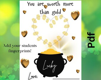 I'm so Lucky Writing Craft, St. Patrick's Day Craft, March Craft ...