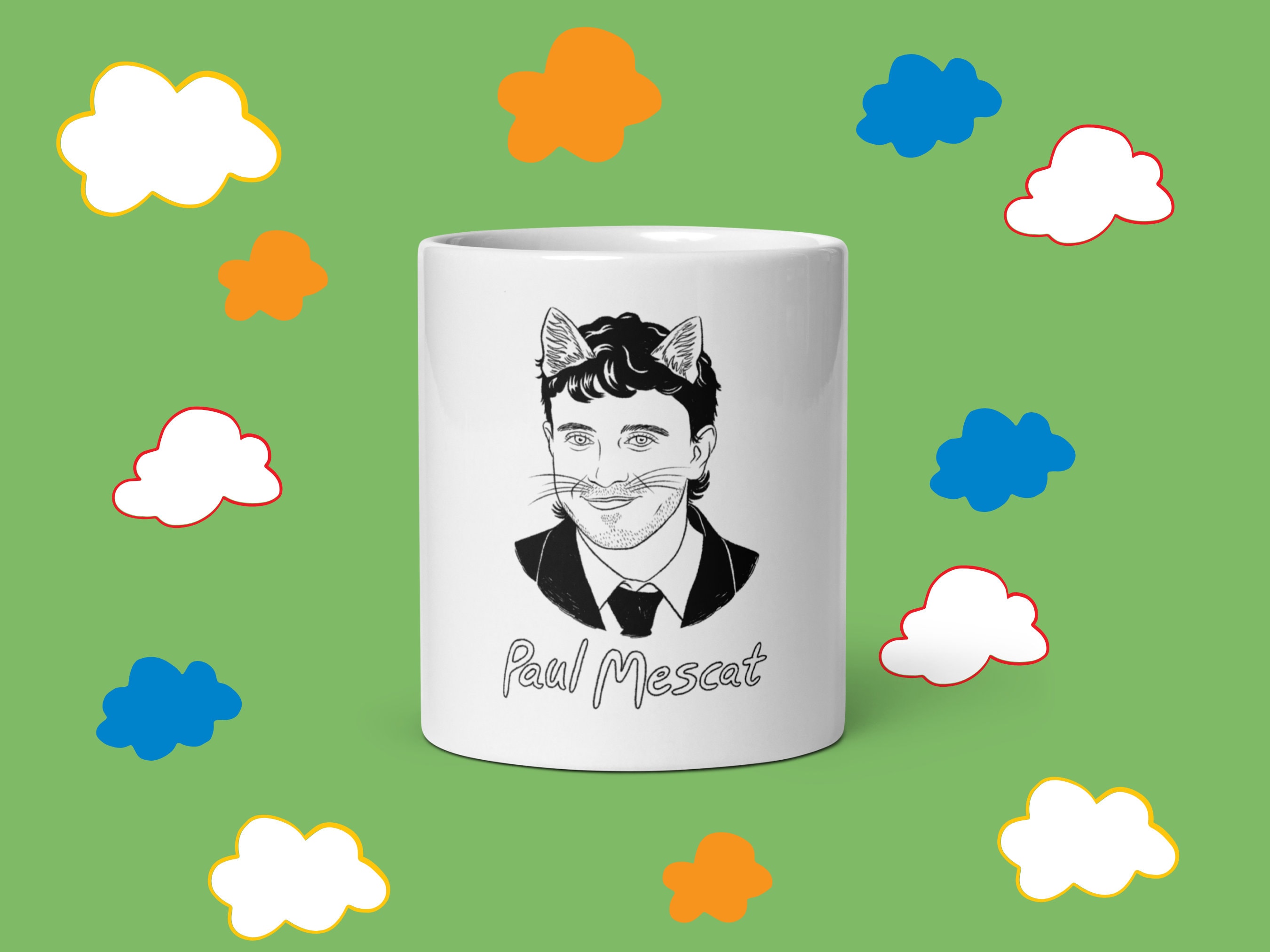 Paul Mescal Cat Coffee Mug - Gladiator - Men's/women's - Etsy