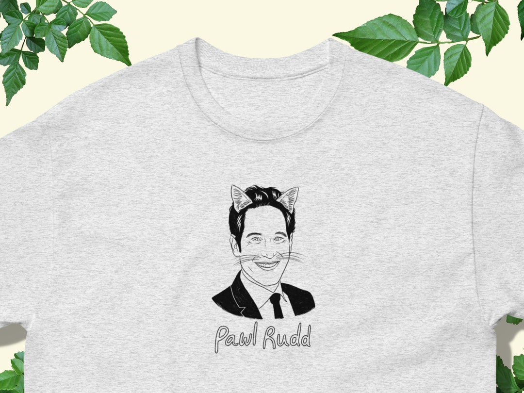 Paul Rudd Cat T-shirt - Ant-man - Funny Graphic Tee - Men's/women's ...