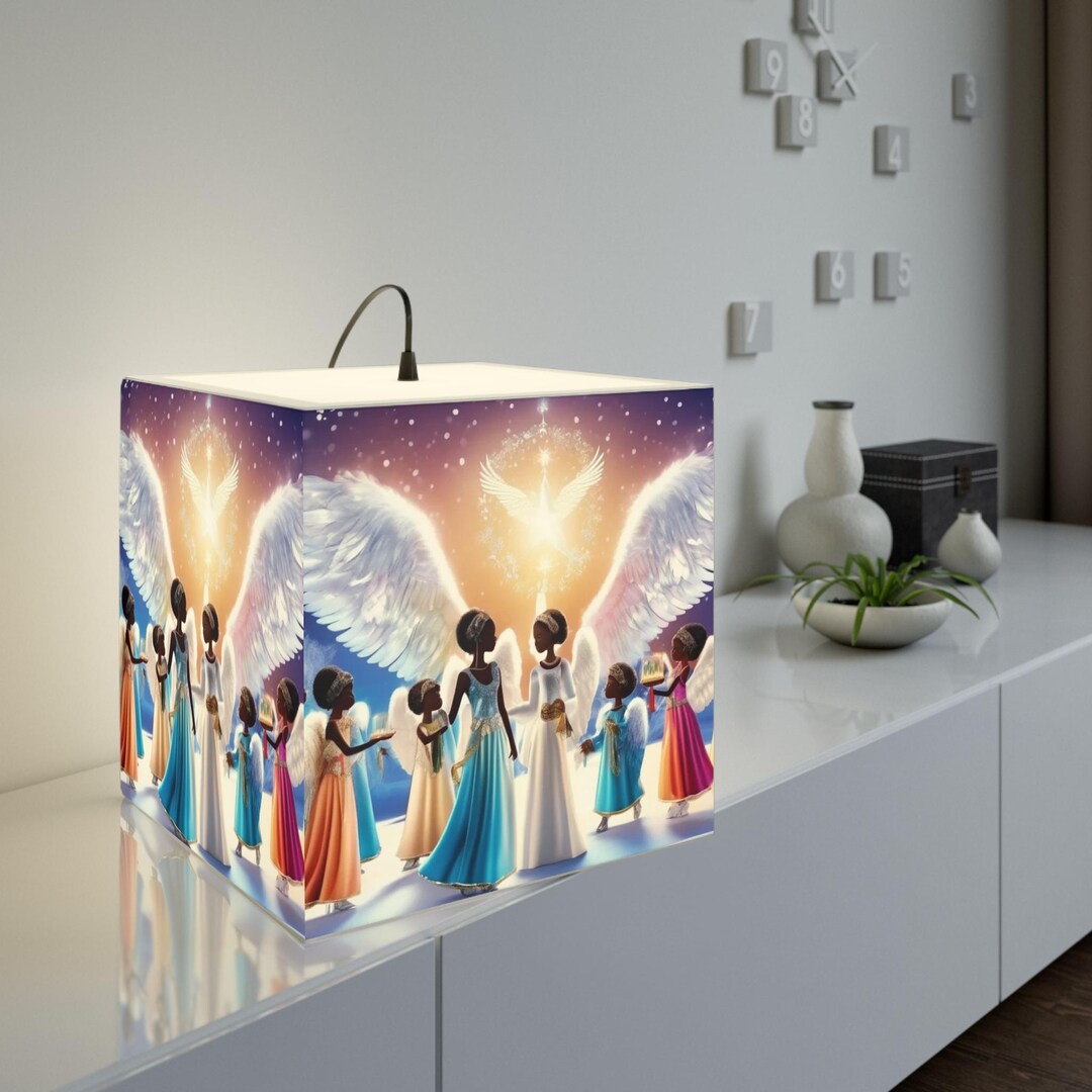Heavenly Angel Light Cube Lamp Ethereal Home Decor for Celebrations - Etsy