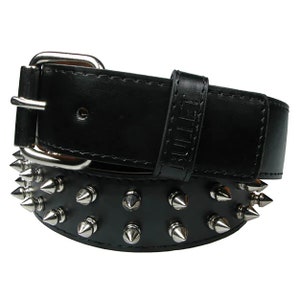 Stud Belt With Spike Studs. Studded Belt With 1, 2, 3 or 4 Rows of ...