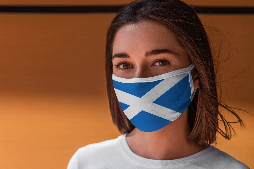 Fsce Mask With SCOTLAND Flag. Washable Reusable and - Etsy UK