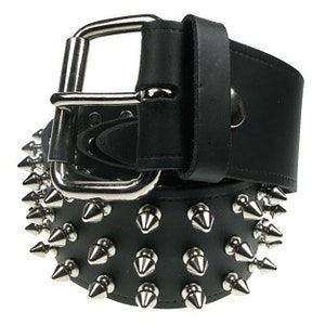 Stud Belt With Spike Studs. Studded Belt With 1, 2, 3 or 4 Rows of ...