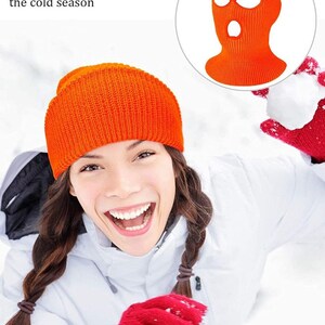 Crazy Lizard 3 Hole Balaclavas Knitted Full Face Cover Ski Mask, Winter ...