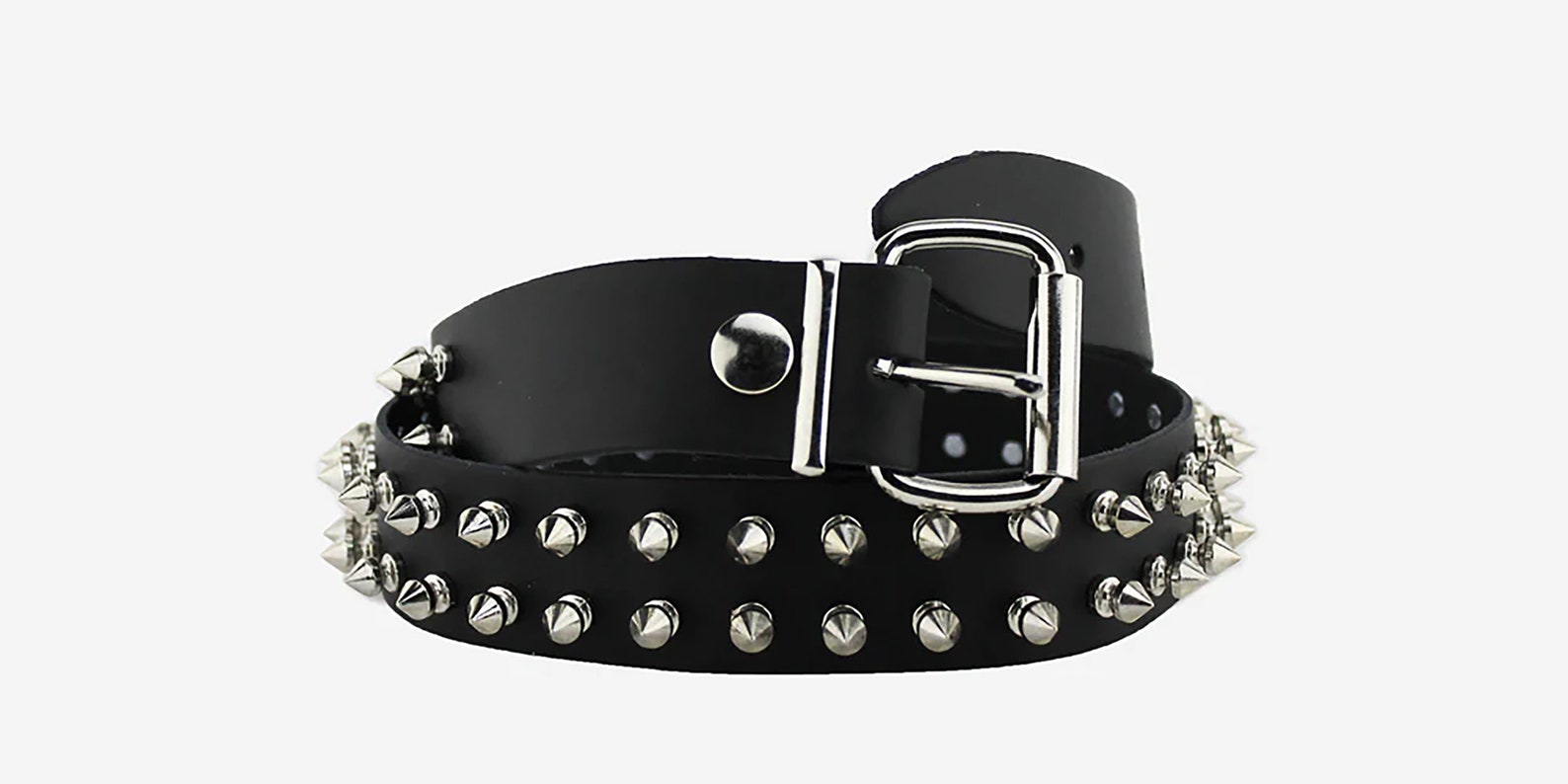 Stud Belt With Spike Studs. Studded Belt With 1 2 3 or 4 - Etsy UK