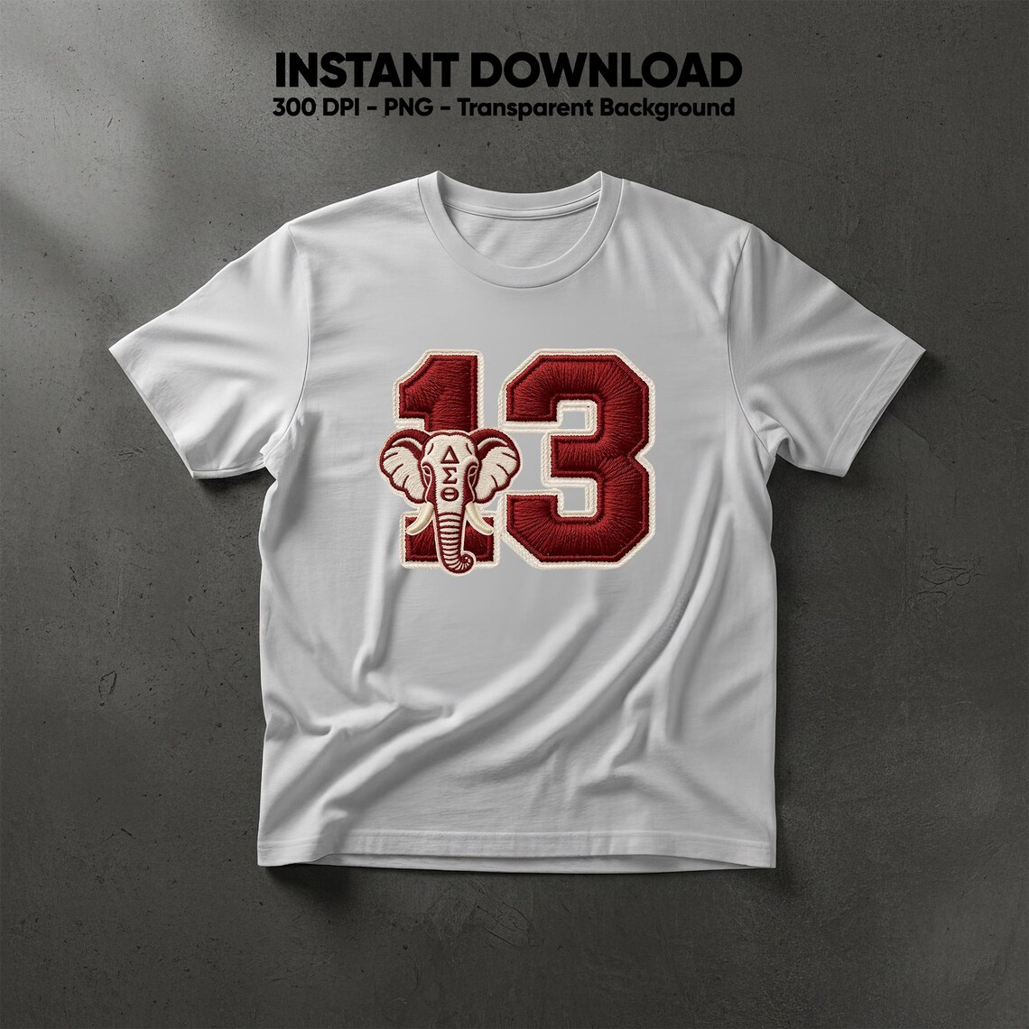 Delta Sigma Theta 13 Elephant PNG Greek Sorority Digital Download - Etsy