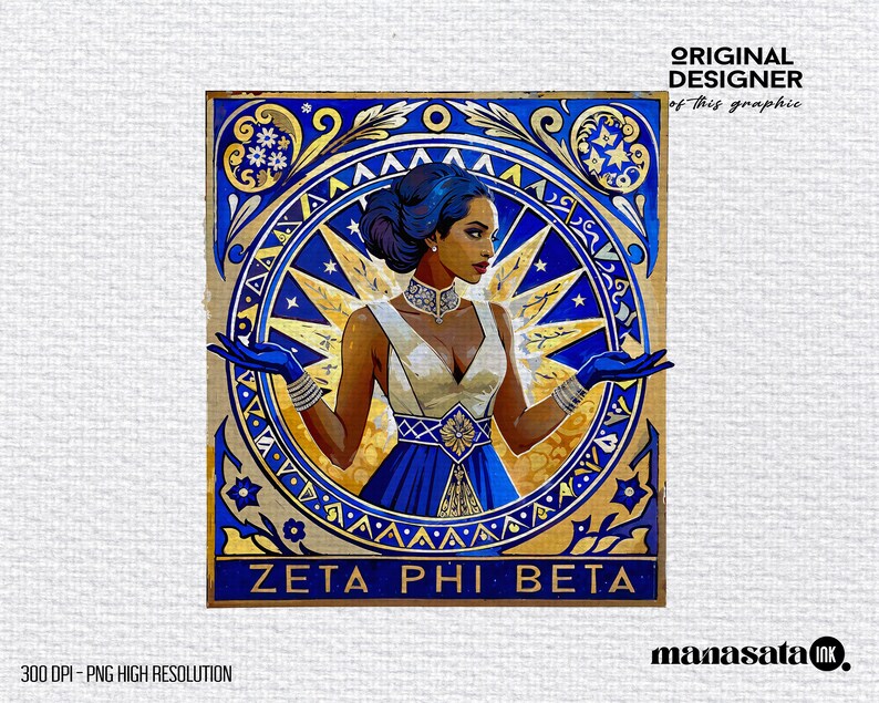 ZETA PHI BETA Png, Instant Download, Digital File , Finer File ...