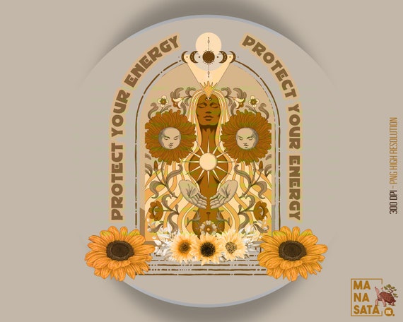 Positive Energy PNG Hippie PNG Boho PNG Boho Sublimation - Etsy