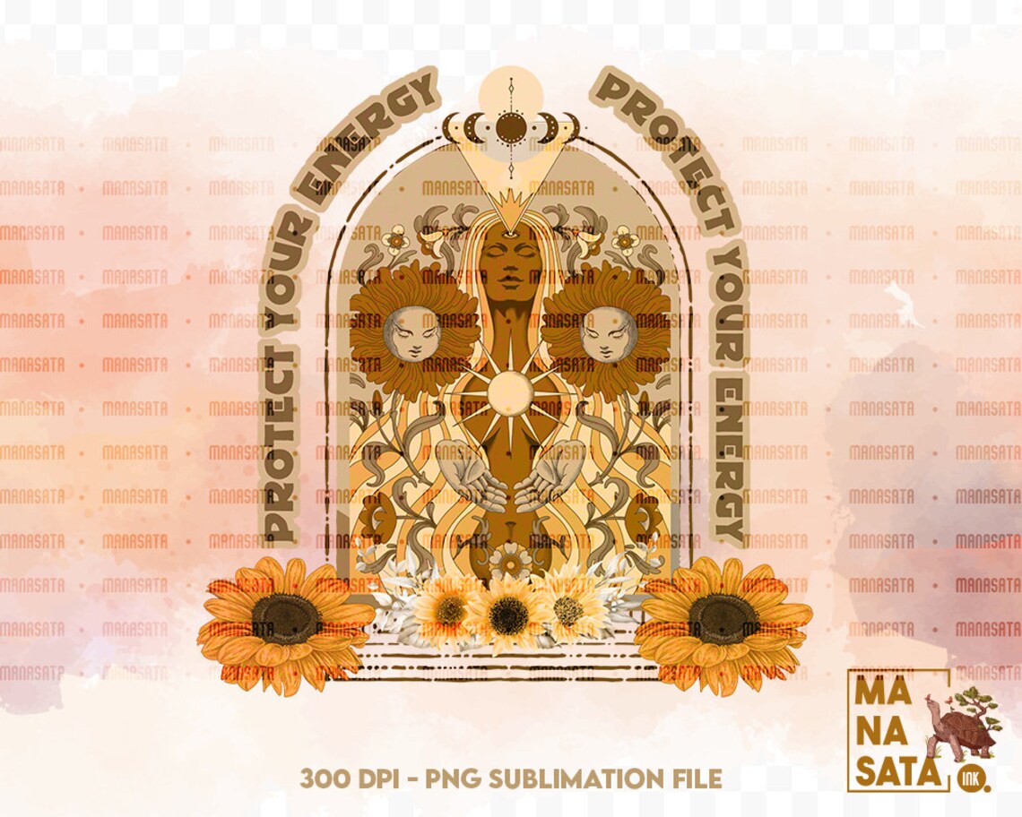 Positive Energy PNG Hippie PNG Boho PNG Boho Sublimation - Etsy