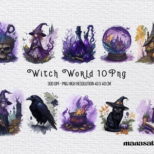 Witch Clip Art Png | Magic Clip Art | Wiccan Clipart | Straight ...