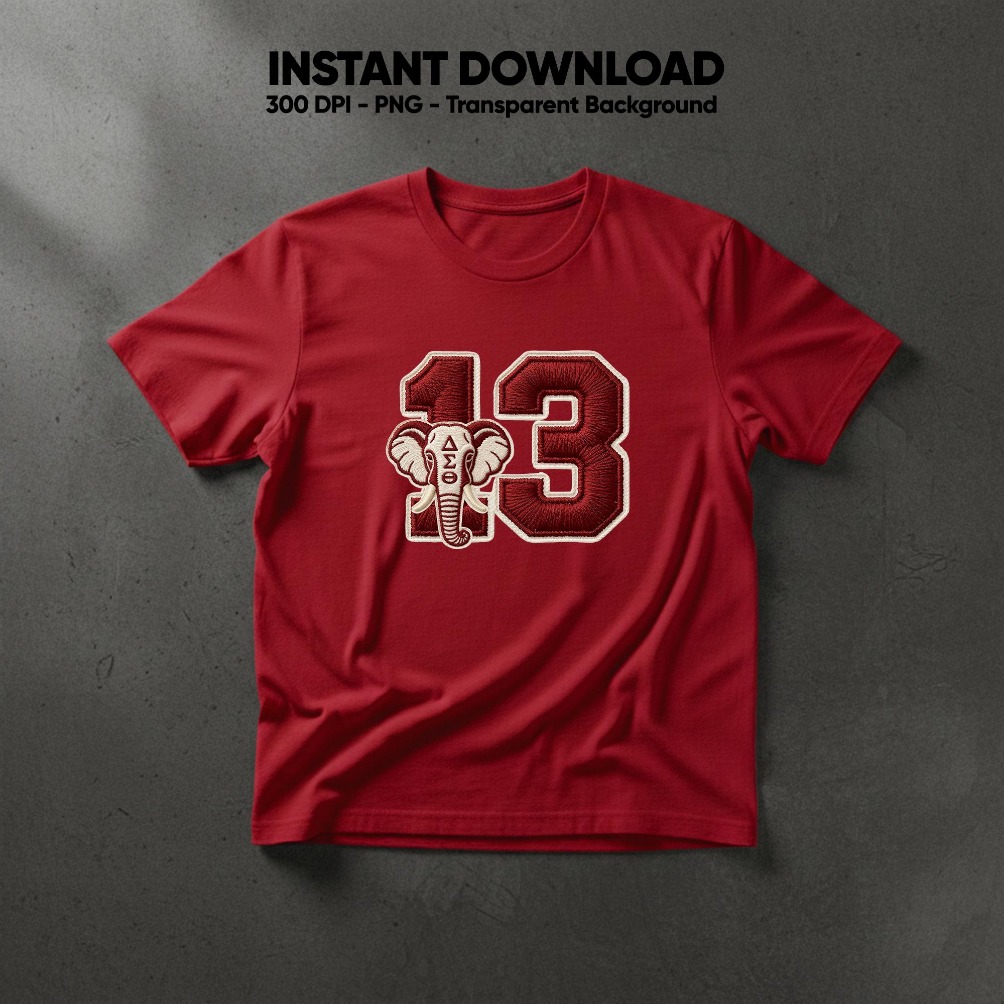 Delta Sigma Theta 13 Elephant PNG Greek Sorority Digital Download - Etsy