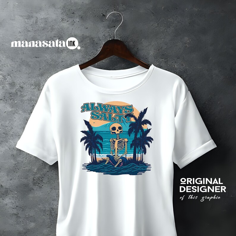 Always Salty Png Summer Svg Beach Life Png Shirt Design - Etsy