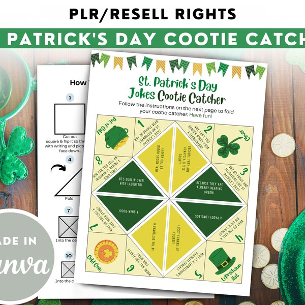 Editable Cootie Catcher Printable - Etsy