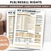 Editable PLR Emergency Ingredient Substitution Cheat Sheet Kitchen ...