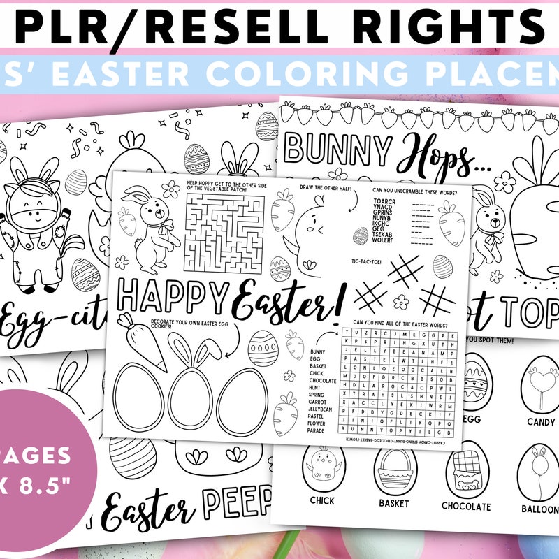 Easter Placemats - Etsy