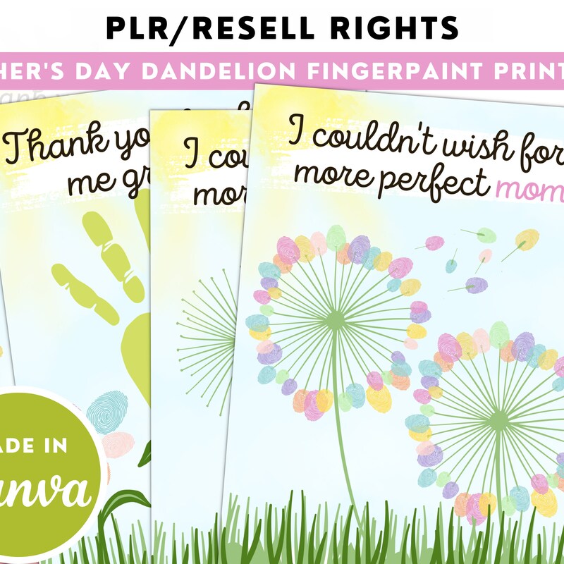 Dandelion Fingerprint Svg - Etsy