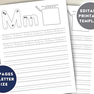 Printable PLR Alphabet Tracing Sheet Pack | Commercial Use Worksheets A ...