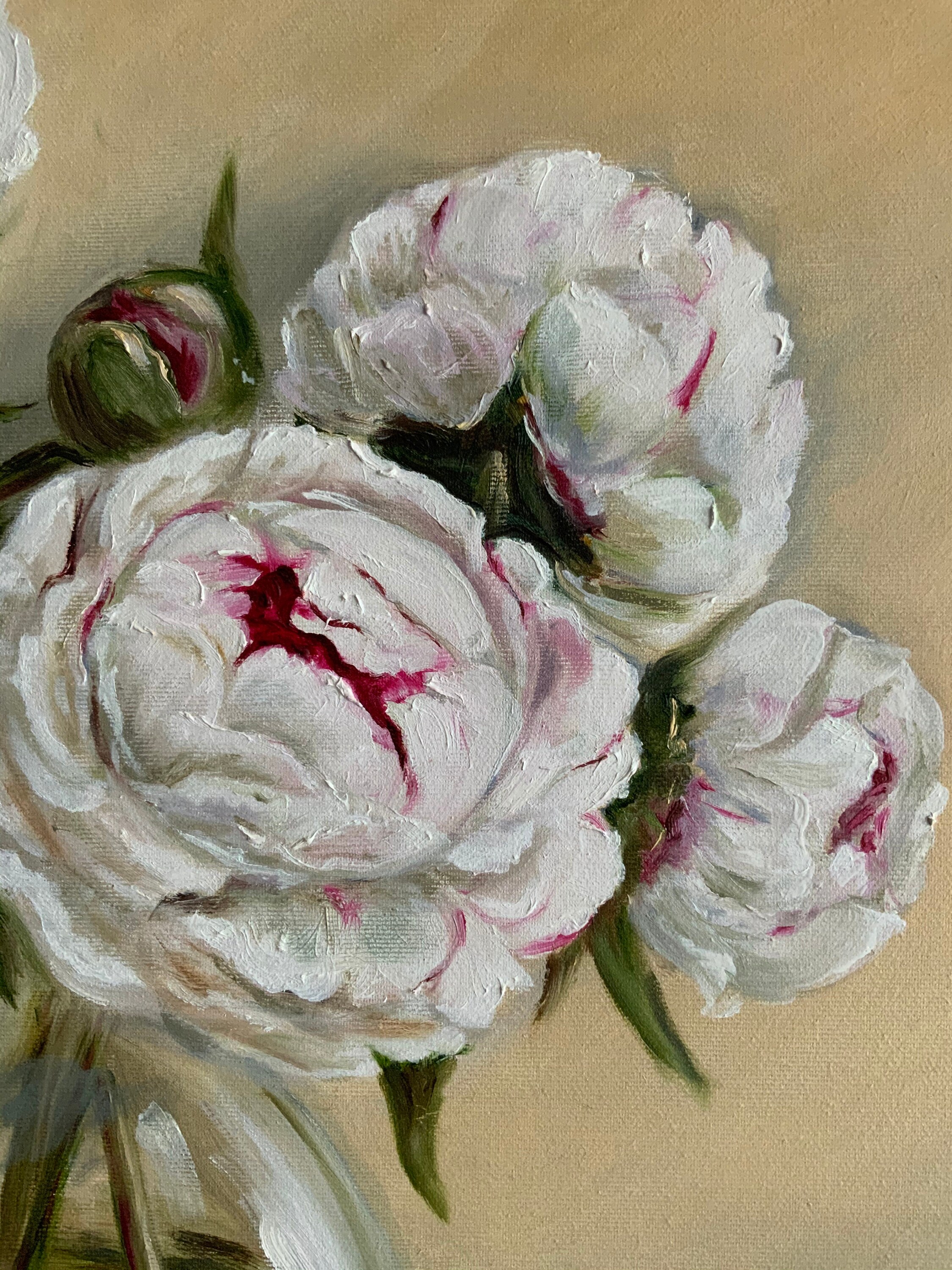 Oil Paintings Of Peonies